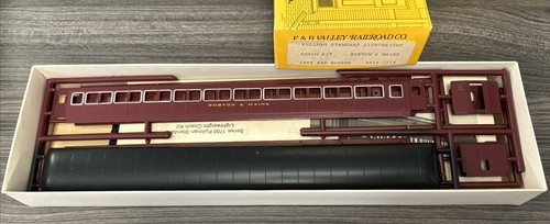E&B Valley HO Kit 018-1714 Pullman Std Lightweight Coach Boston & Maine ...