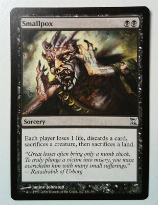 Smallpox *Uncommon* Magic MtG x1 Time Spiral MP | eBay