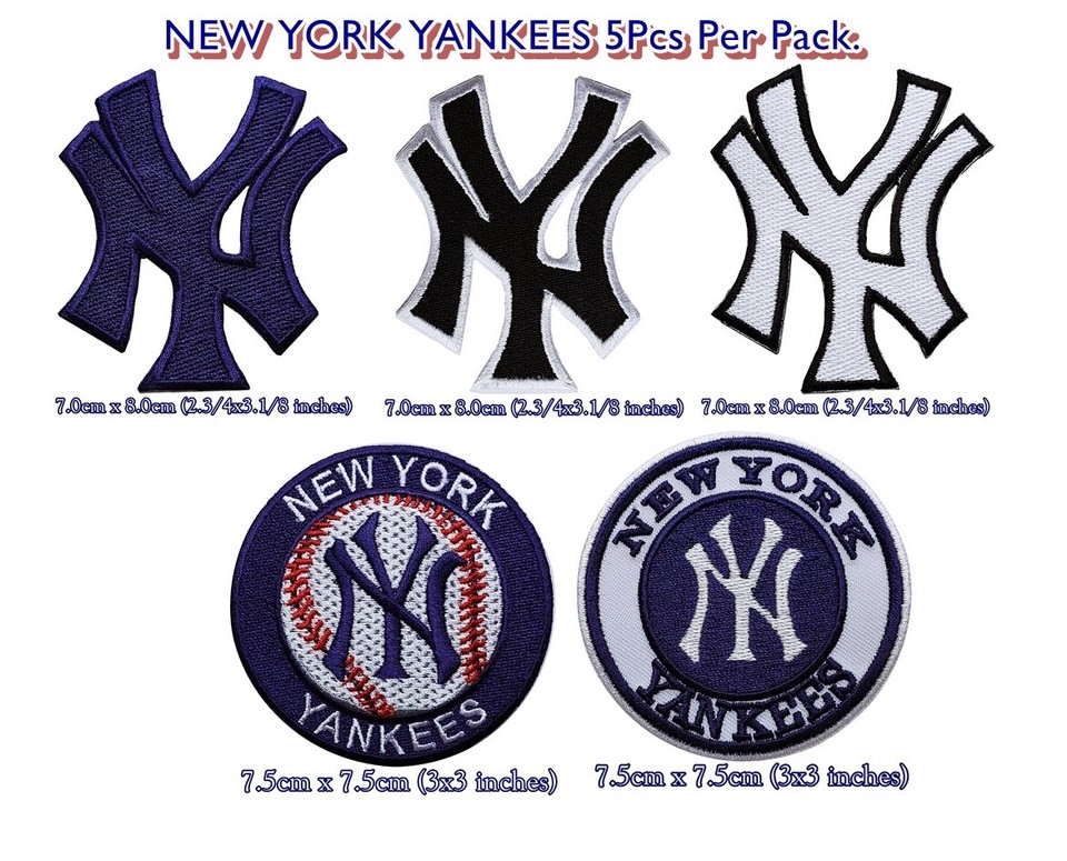 NEW YORK-YANKEES-Baseball Embroidery Patch iron on(Select options) Thai ...