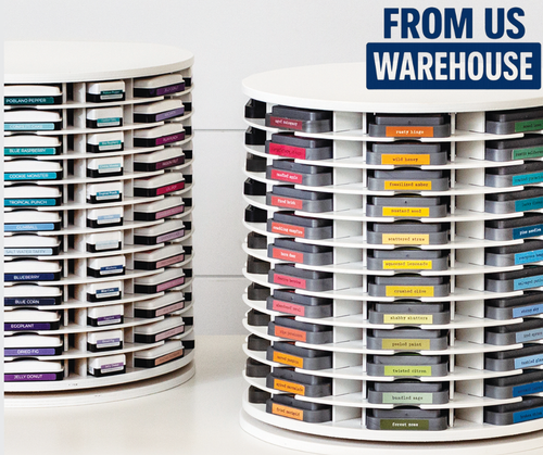 lnk Pad Storage Carousel Holds 72 D̶îstress Inks _Ship USA | eBay