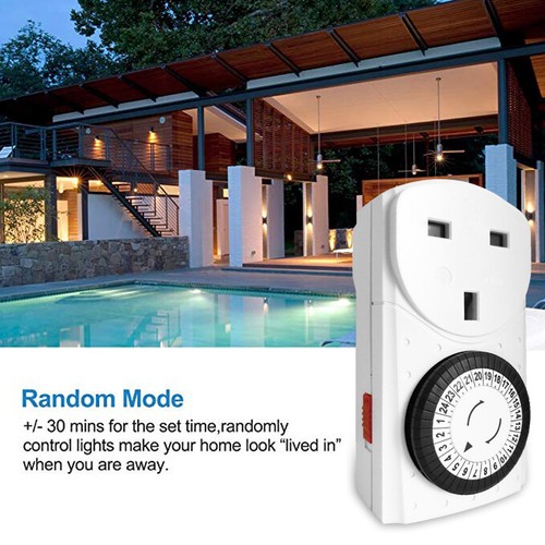 Extrastar Digital/Mechanical Timer UK Mains Wall Plug In Socket Switch ...