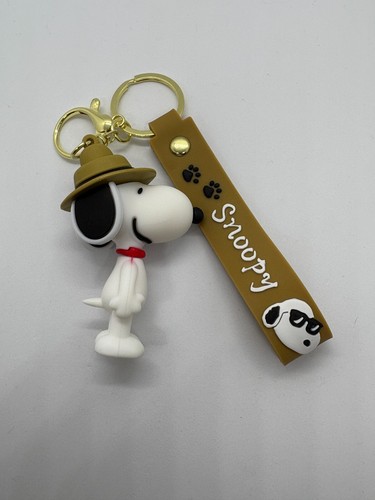 Brand New Snoopy Silicone 3D Charm Key chain Key ring | eBay