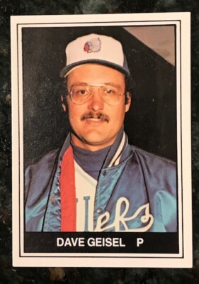 1982 TCMA Syracuse Chiefs #4 DAVE GEISEL Minor League Card | eBay