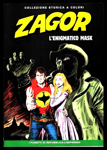 Zagor Repubblica N°144 "L'Enigmatico Mask" Collezione Storica a Colori ...