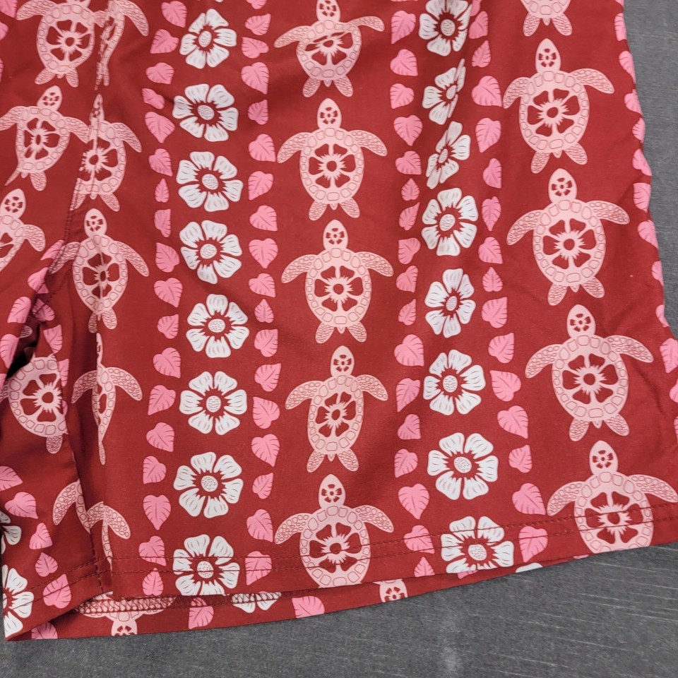 Body Glove Vintage 3XL Swim Trunks Turtle Print Beach Shorts Pink No ...