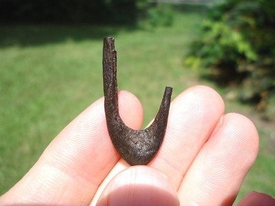 COOL BONE FISH HOOK DEEP SOUTH ARTIFACT ARROWHEADS FLORIDA GEORGIA ...