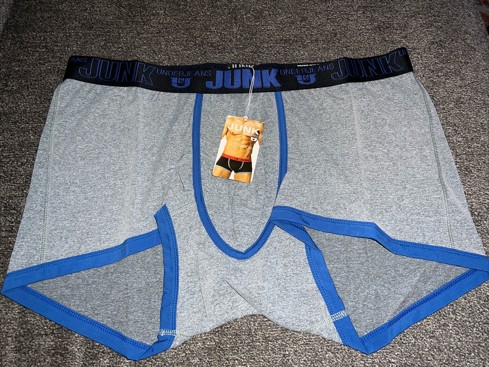 Junk Underjeans Shadow Trunk Blue Grey 2XL MSRP $30 | eBay