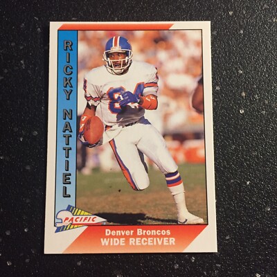 Ricky Nattiel 1991 Pacific Football #124 NFL Denver Broncos Wide ...