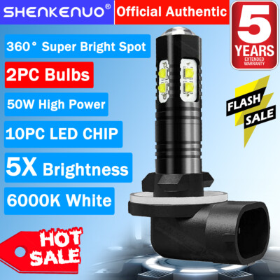 US 2X High Power LED Fog Driving Lights Bulb 881 862 886 889 894 896 ...