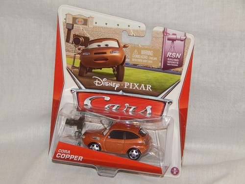 Mattel disney pixar cars cora copper rsn racing sports network 6/8 | eBay