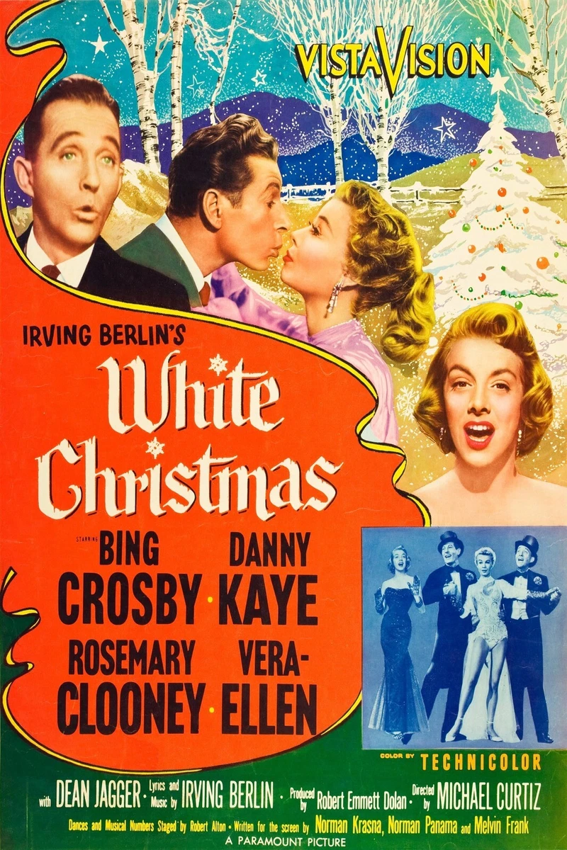 White Christmas Musical Poster