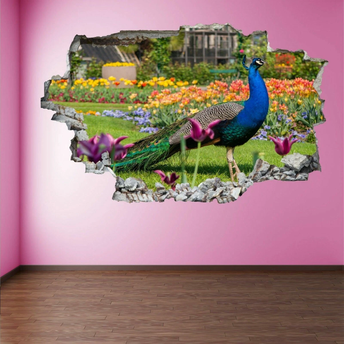 Peacock Wall Art Sticker