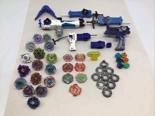 Beyblade Piece Lot With x2 Blue Arena Stadium | eBay