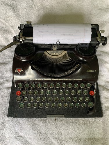 ww2 German Original Wehrmacht groma Typewriter | eBay