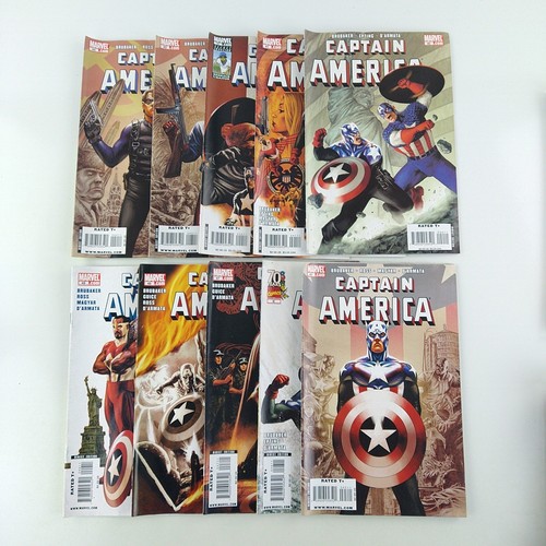 Captain America #40 41 42 43 44 45 46 47 48 49 Lot (2008 Marvel Comics ...