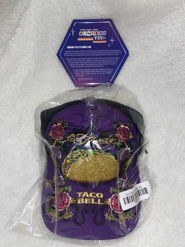 Limited Edition Taco Bell x Ed Hardy Y2K Decades SnapBack Hat Rare | eBay
