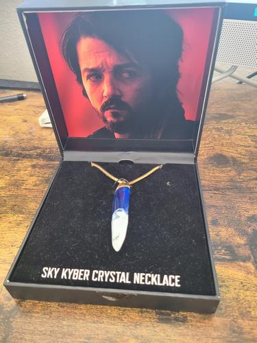 Star Wars Cassian Andor's Kyber Crystal Necklace Jedi Sith Rebel ...