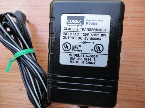 Corex Technologies Class 2 Power AC Adapter Model: 41-5-500R P9064 | eBay