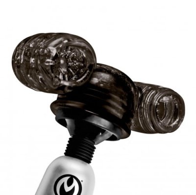 2 in 1 Wand Masturbation Attachment Masturbator Stroker Double Sex Toy ...