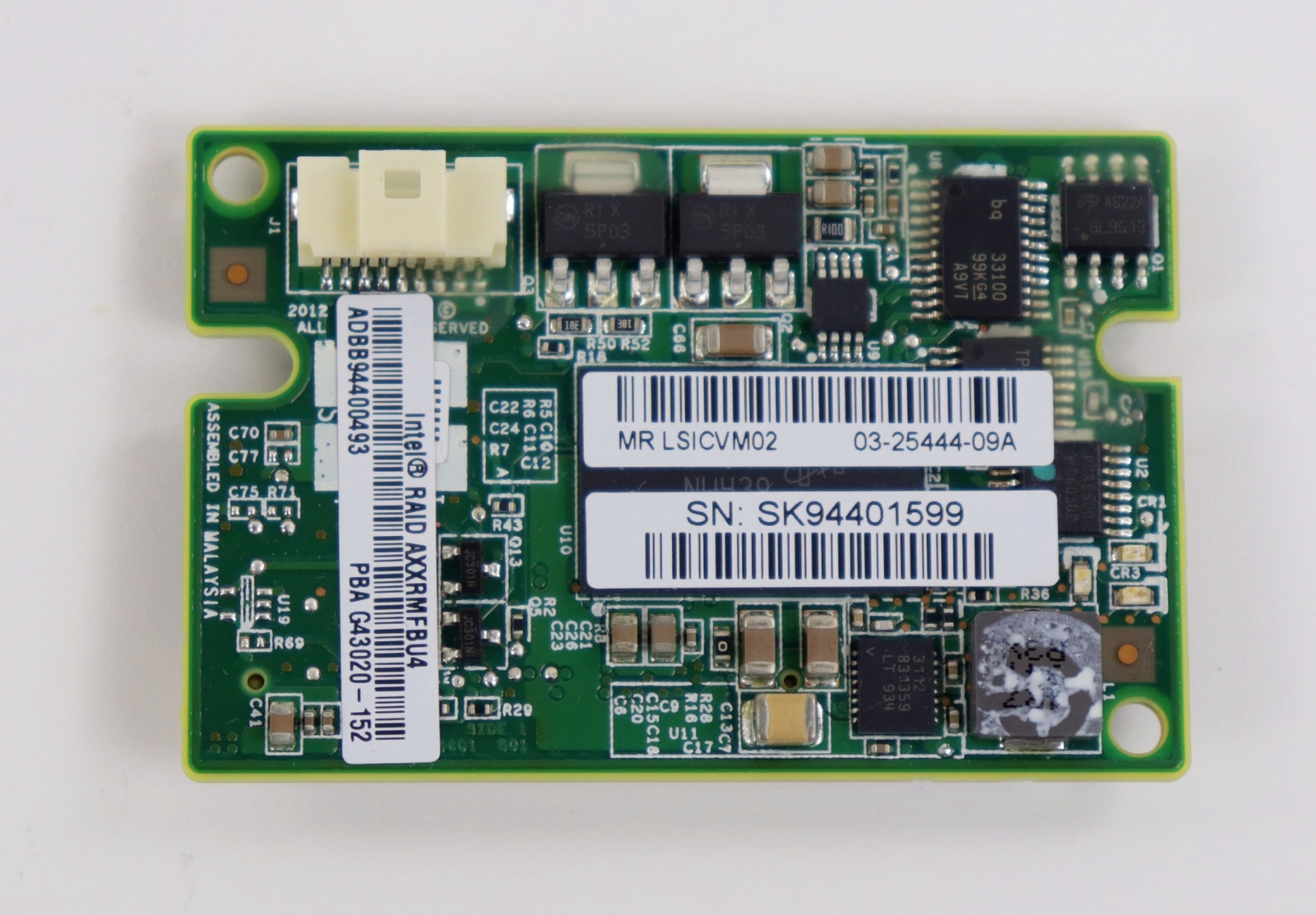 Intel RAID Maintenance Free Backup AXXRMFBU4 | eBay