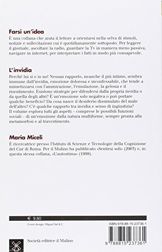 9788815237361 L'invidia. Anatomia di un'emozione inconfessabile - Maria ...