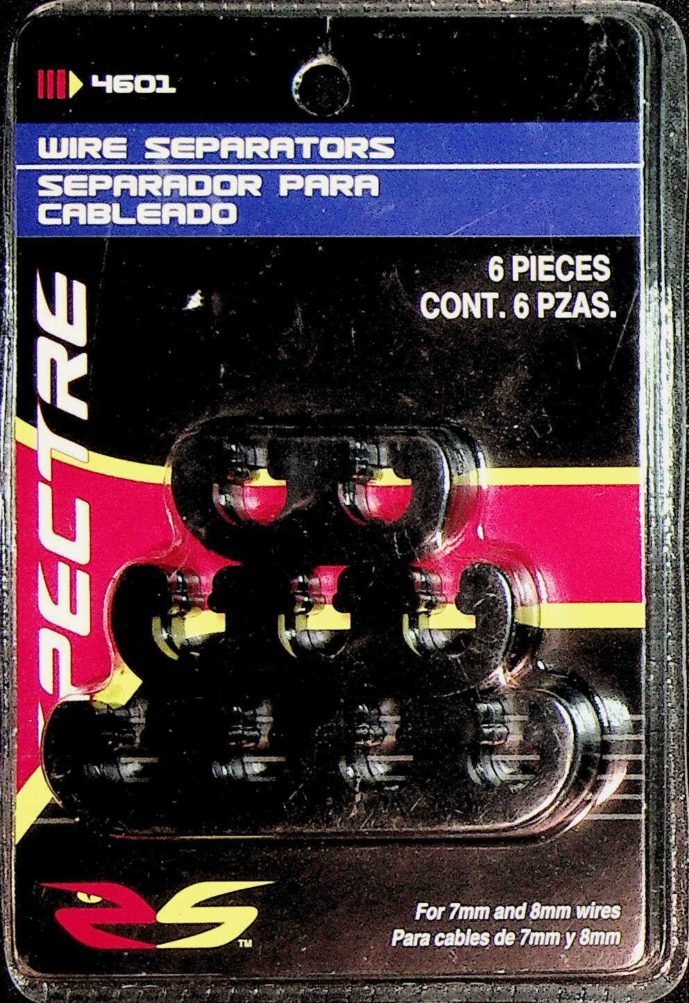 Spectre Performance 4601 Black Spark Plug 7-8 mm Wire Separators 6 ...