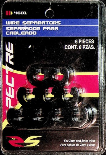 Spectre Performance 4601 Black Spark Plug 7-8 mm Wire Separators 6 ...