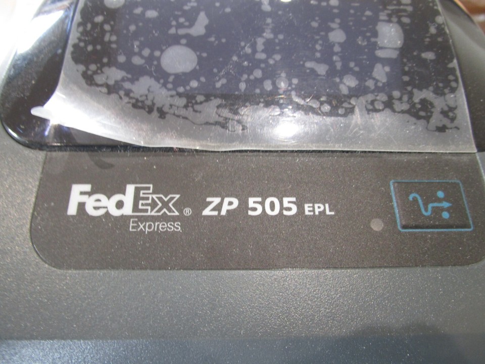 Zebra FedEx ZP505 EPL Network Label Printer Peeler Thermal Printer | eBay