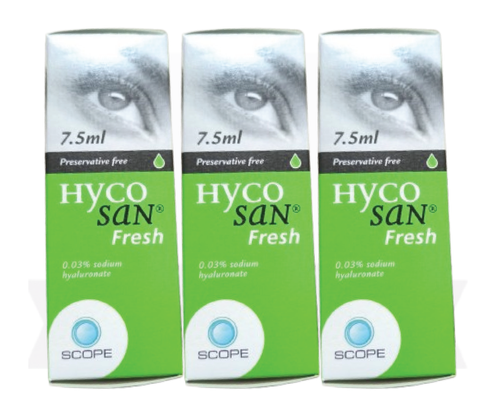 Hycosan Fresh Preservative Free Eye Drop 7.5ml-PACK OF 3 | eBay