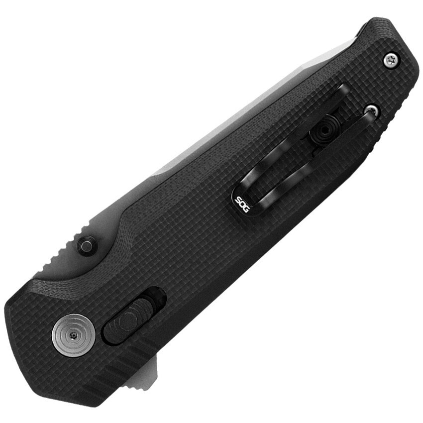 SOG Vision LTE XR Lock Folding Knife 3.38" CTS-XHP Steel Blade Black ...