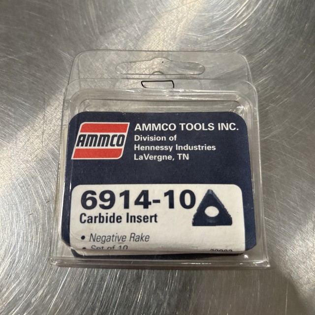 20 Bits AMMCO Negative Rake Carbide Brake Lathe Tool Bit 6914-10 X 2 ...