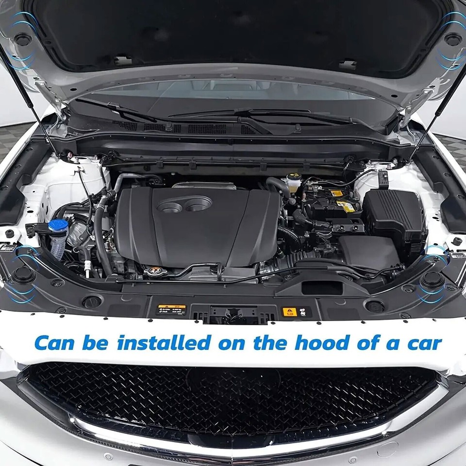 10Pc Car Door Anti-Shock Silicone Pad SHOCK-Absorbing Gasket Reduce ...