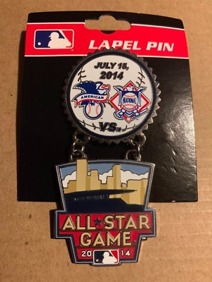 2014 All-Star Game Pin - AL vs NL Hanging Logo Pin - Great Quality ...