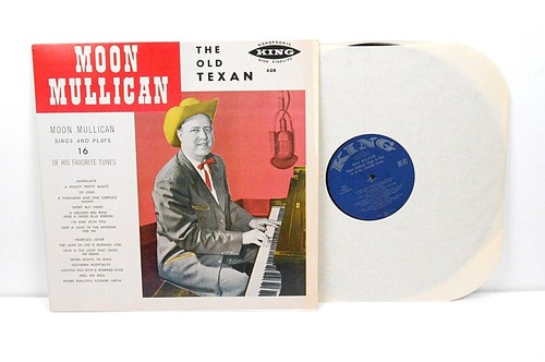 Moon Mullican Sings/Plays 16 Favorites Vinyl 1987 King 628 RE Mono VG ...