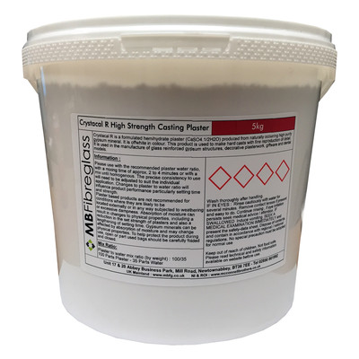 Crystacal R Hard White High Strength Casting Plaster - 5kg | eBay