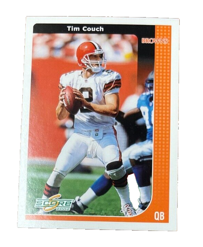 2002 SCORE CARD # 64 Tim Couch - Cleveland Browns | eBay