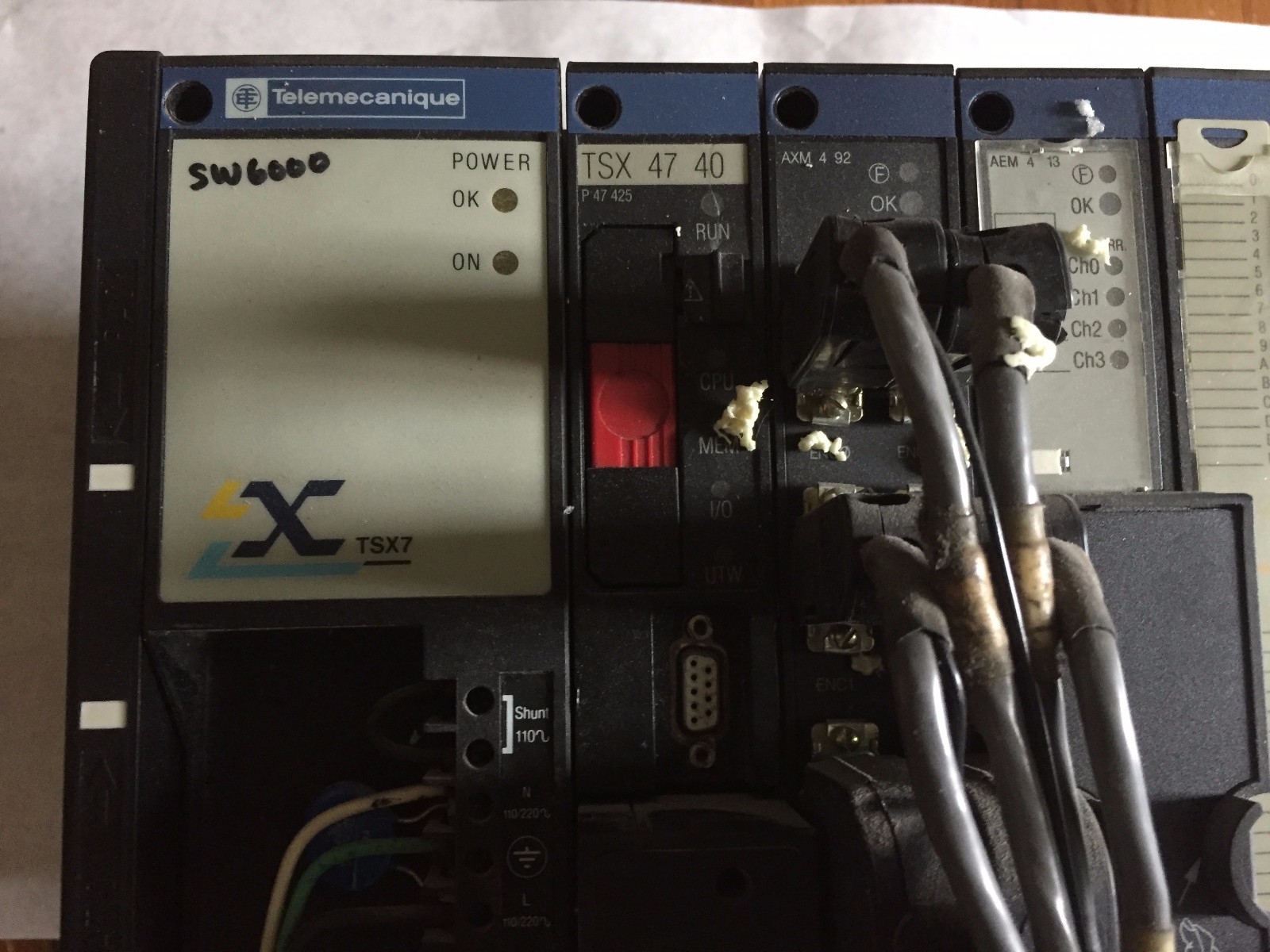TELEMECANIQUE TSXRKN52,LX TSX7,TSX 47 40,AXM 4 92,AEMSYSTEM,TSX 47/67 ...