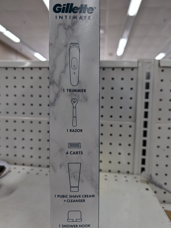 Gillette Intimate Men’s Gentle And Easy Pubic Hair Grooming Kit Store ...