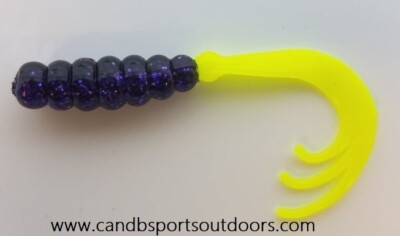 AWD BAITS WOW GRUBS - 2" MIDNIGHT PURPLE 20PK (WG72) | eBay