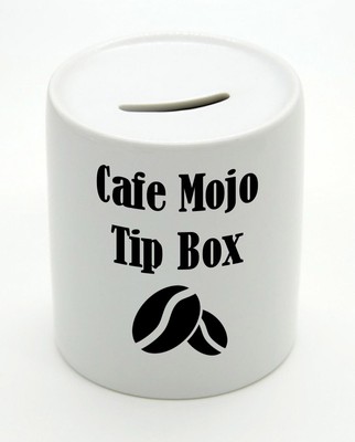 Personalised cafe tip money box | eBay