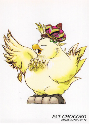 Final Fantasy Art Museum Trading Card #381 Fat Chocobo (Big Chocobo ...