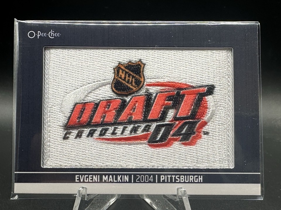 2024-25 O-Pee-Chee Hockey Evgeni Malkin 2004 First Round Draft Patch | eBay