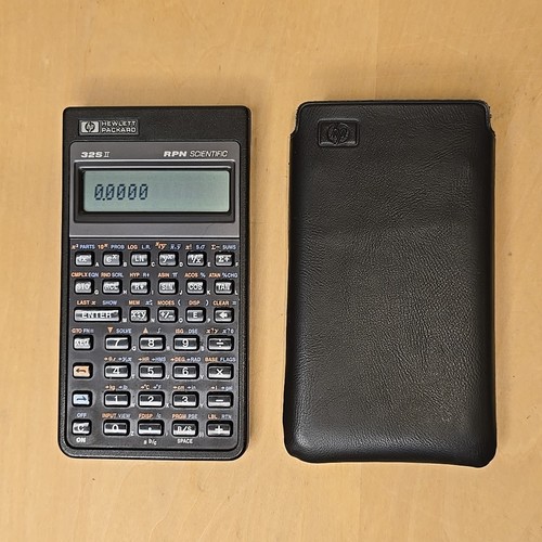 Perfect Hewlett-Packard HP 32SII RPN Scientific Calculator w/Case | eBay