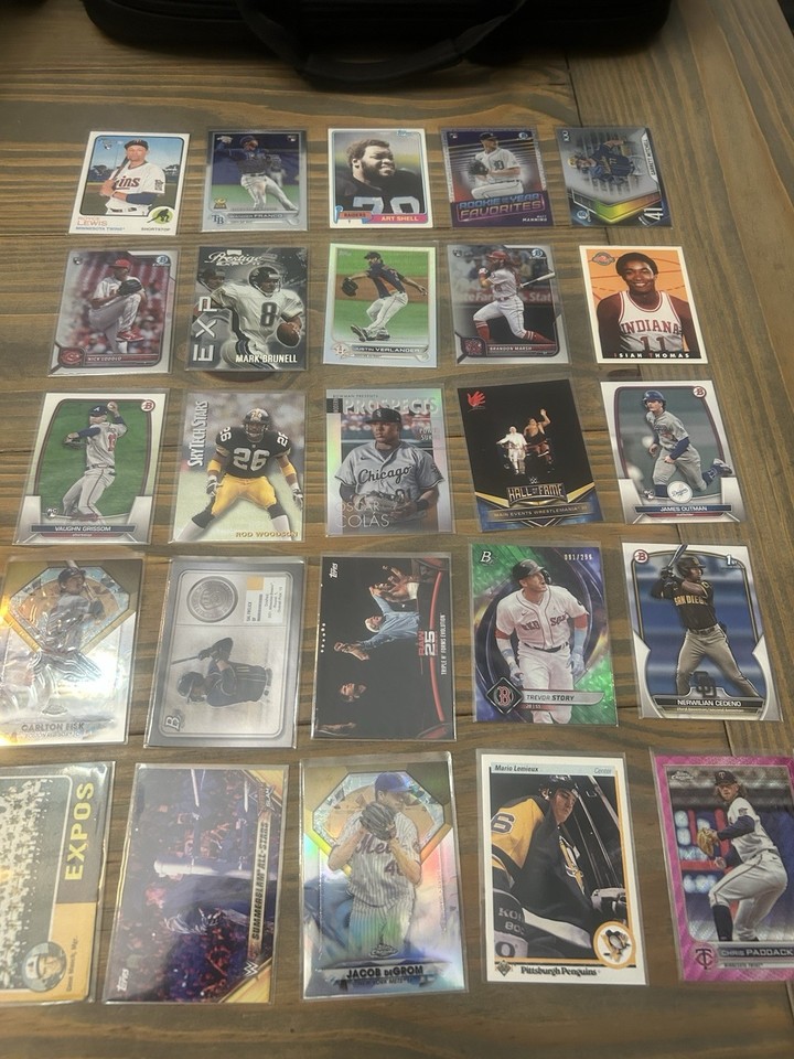 Huge 306-Card Rookie Patch Auto Autograph Sports Card Collection Lot ...
