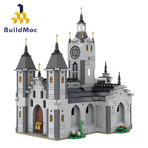 Medieval Cathedral Modular Building Blocks Church Castle MOC Bricks ...
