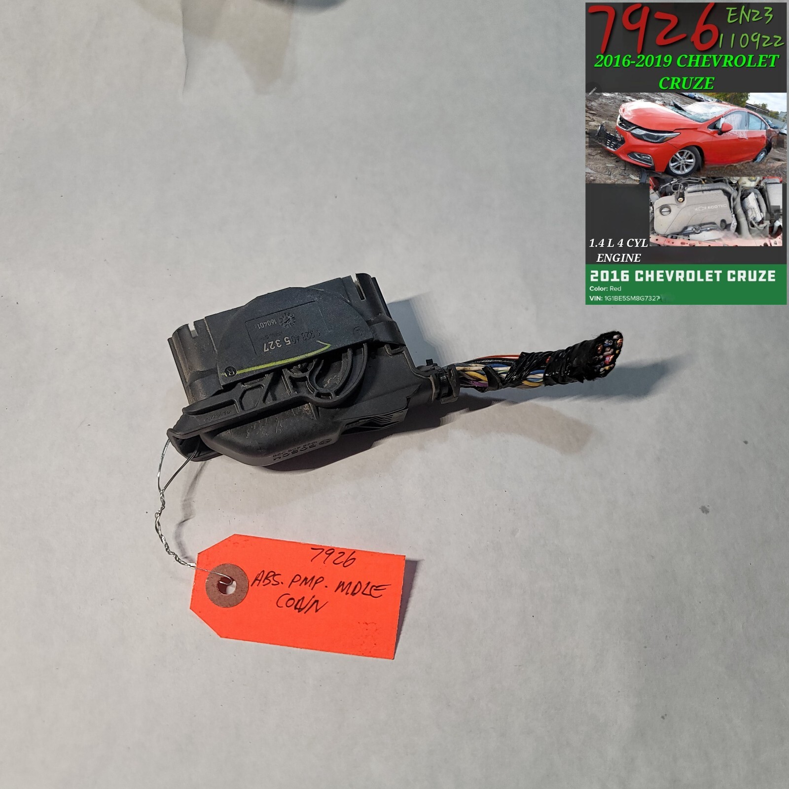 ⭐⭐2016-2019 CHEVROLET CRUZE ABS PUMP MODULE CONNECTOR⭐⭐ | eBay