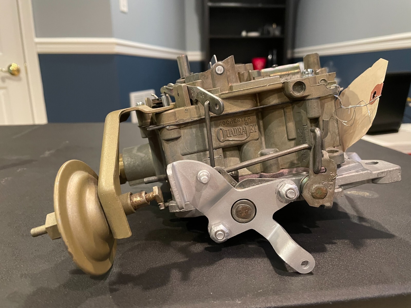 1967 GTO Rochester Quadrajet 7037262 with RARE Dashpot and Bracket! | eBay