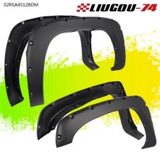 item 4 Pocket Style Bolt On Fender Flare Fit For Chevy Silverado GMC ...
