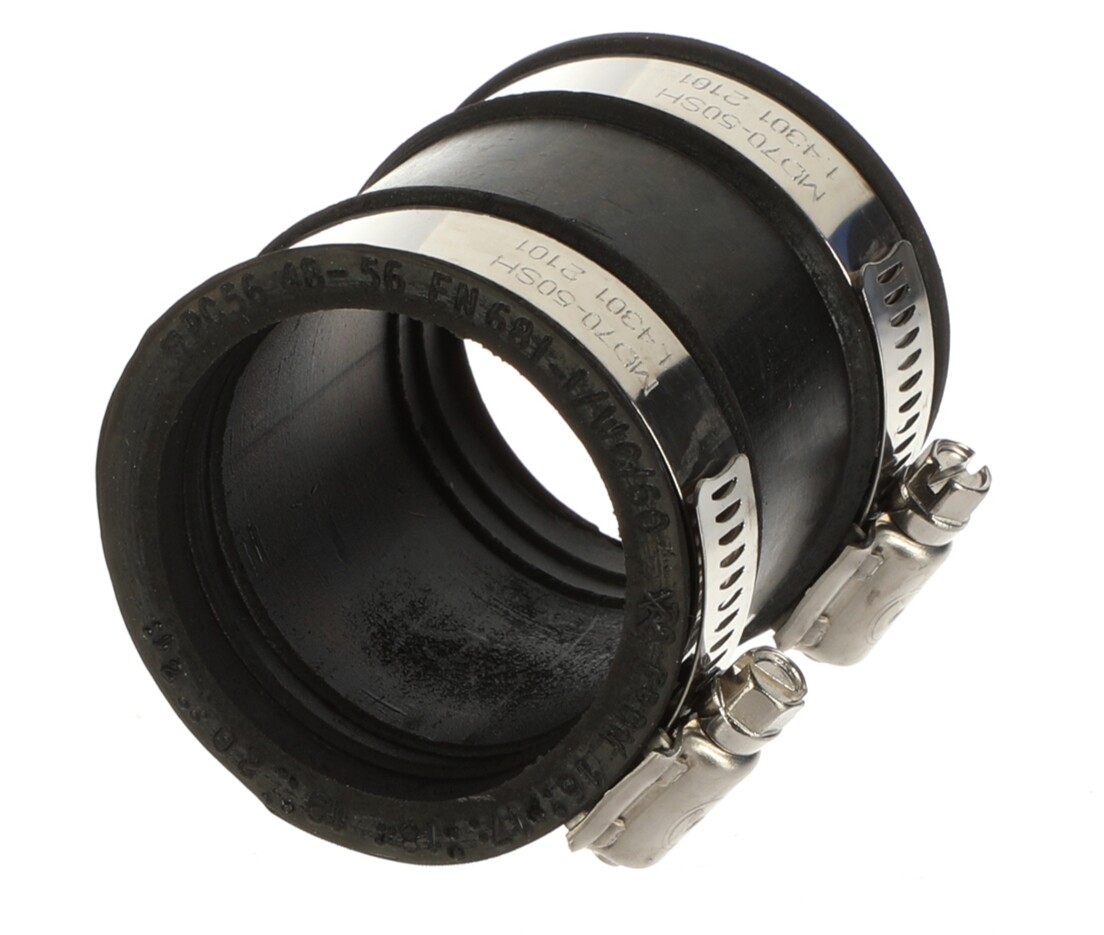 Flexseal Straight 48 to 56 mm EPDM Flexible Rubber Boot Plumbing ...