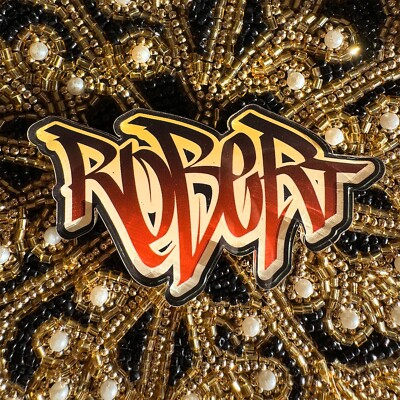 Name Magnet : ROBERT | for Fridge, Locker or Office | graffiti ...